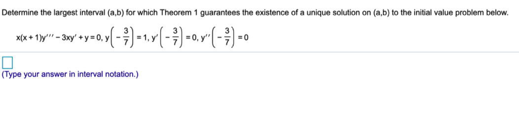 Solved Type the empty box in interval notation.What is the | Chegg.com