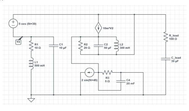 Solved 8. Find the voltage across the load (the series | Chegg.com