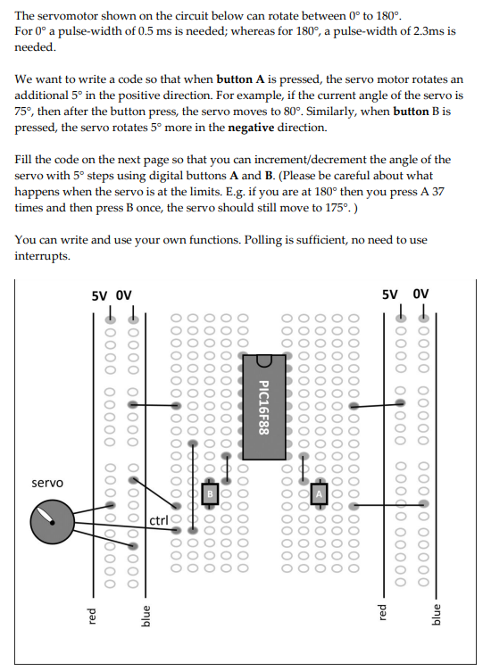 The servomotor shown on the circuit below can rotate | Chegg.com