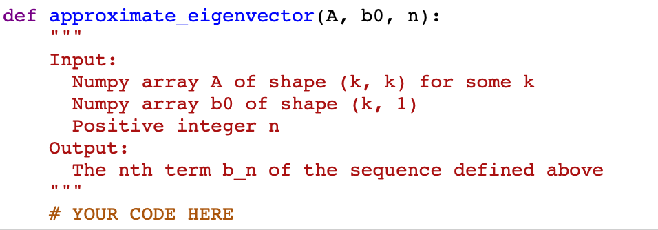 Solved = An eigenvector of an x n matrix A is a nonzero | Chegg.com