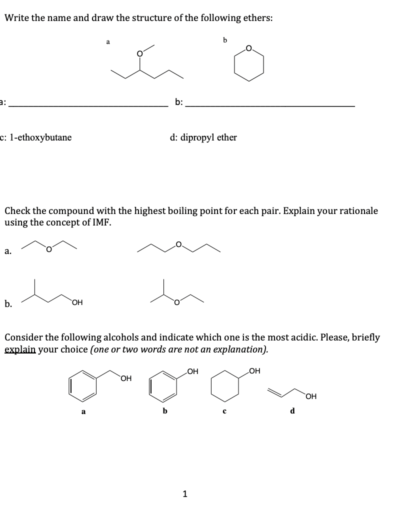 Solved Write the name and draw the structure of the | Chegg.com
