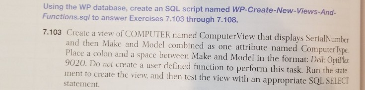 Solved Using the WP database, create an SQL script named | Chegg.com