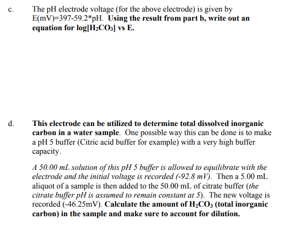 A Severinghaus electrode is used to measure the | Chegg.com