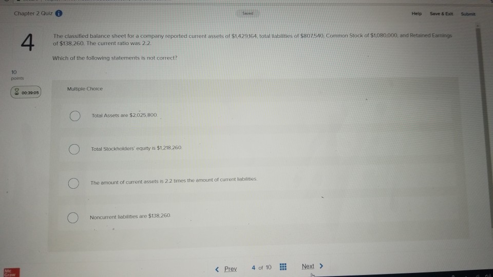 Solved Chapter 2 Quiz Help Save & Exit Submit During the | Chegg.com