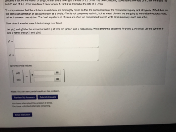 Solved Section 7 1 Introduction First Order Systems Problem