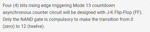 Solved Four (4) bits rising edge triggering Mode 13 | Chegg.com