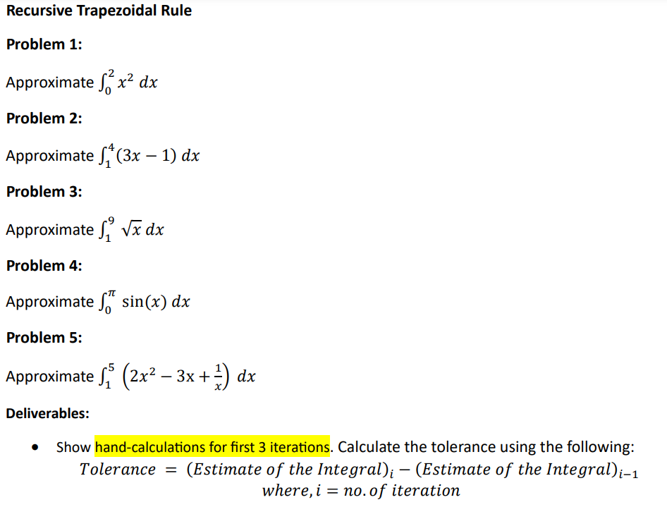 Solved Please show hand-calculations for first 3 ﻿iterations | Chegg.com