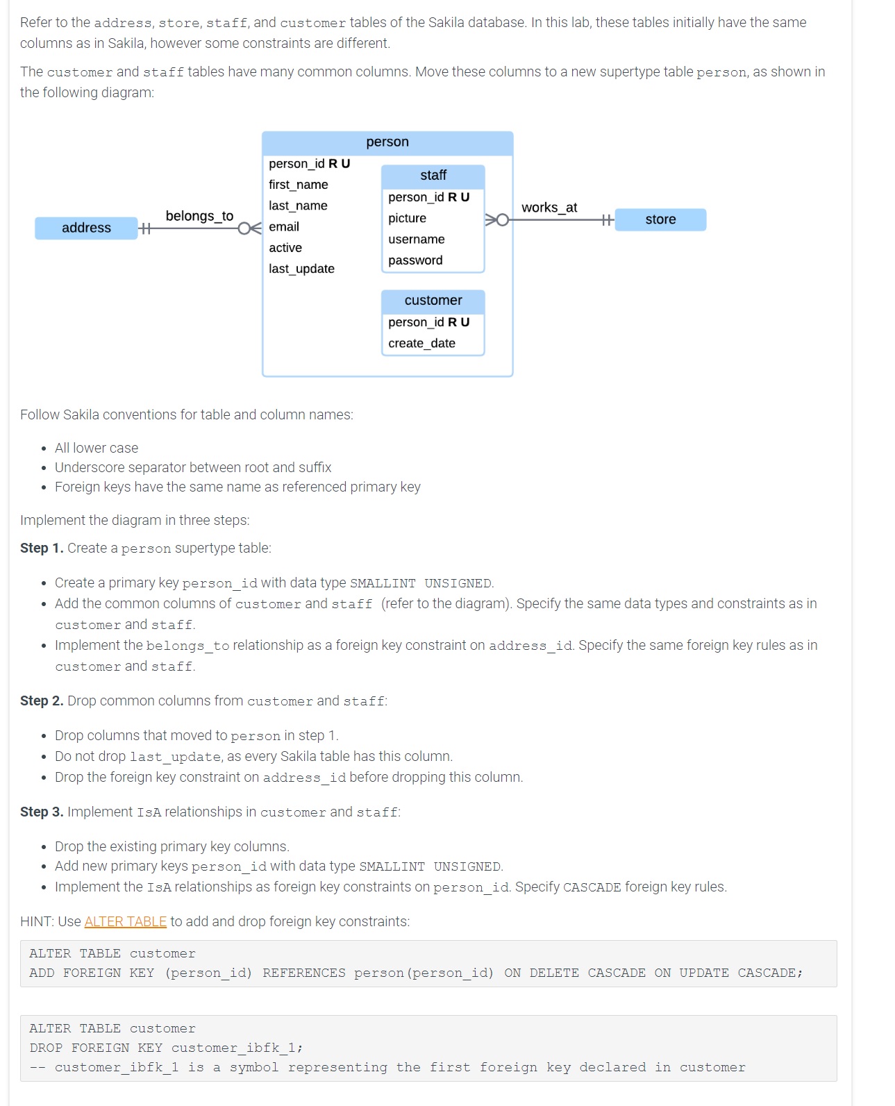 Solved Make sure write combined code for the final answer | Chegg.com