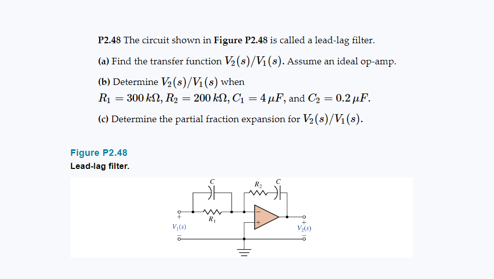 Solved P2.48 ﻿The circuit shown in Figure P2.48 ﻿is called a | Chegg.com