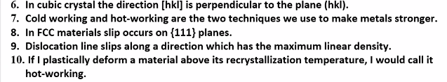 Solved 6. In cubic crystal the direction [hkl] is | Chegg.com
