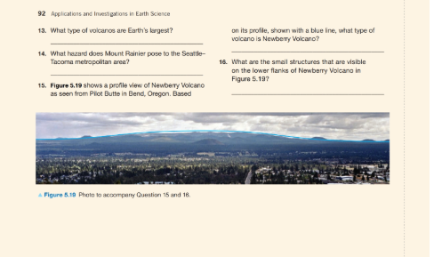 Solved LAB REPORT PART 1 GEOLOGY Volcanism and Volcanic | Chegg.com