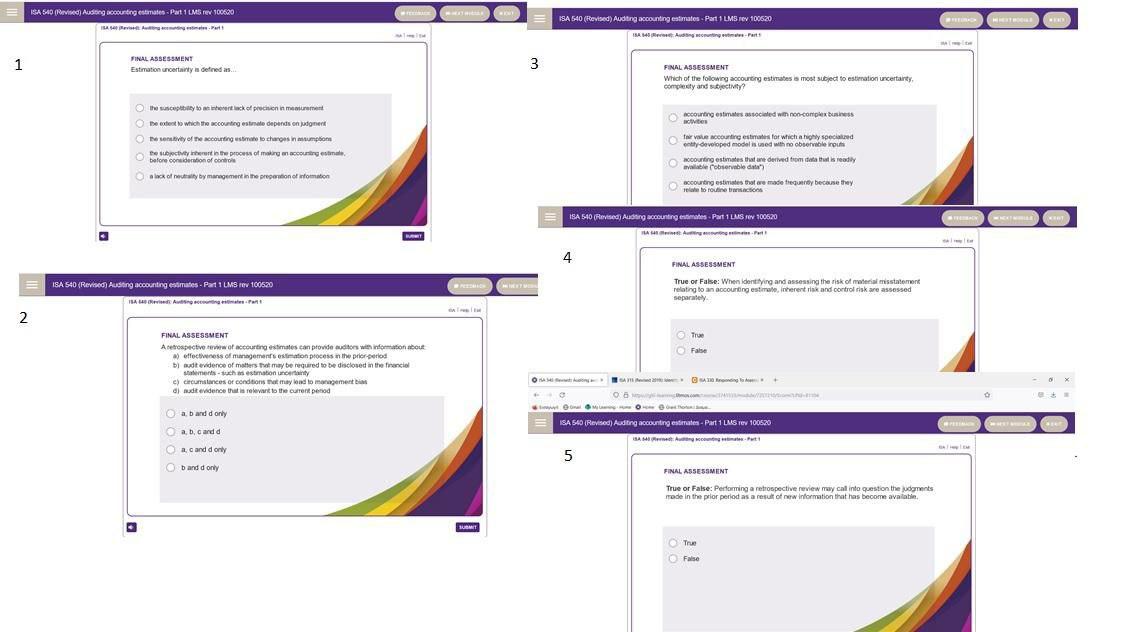 ISA 540 Revind Auditing accounting estimate - Part 1 | Chegg.com