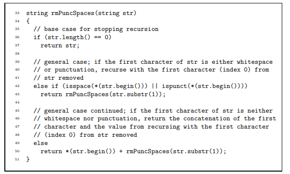 Solved Write a recursive boolean function that determines if | Chegg.com