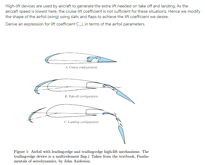 Solved High-lift devices are used by aircraft to generate | Chegg.com