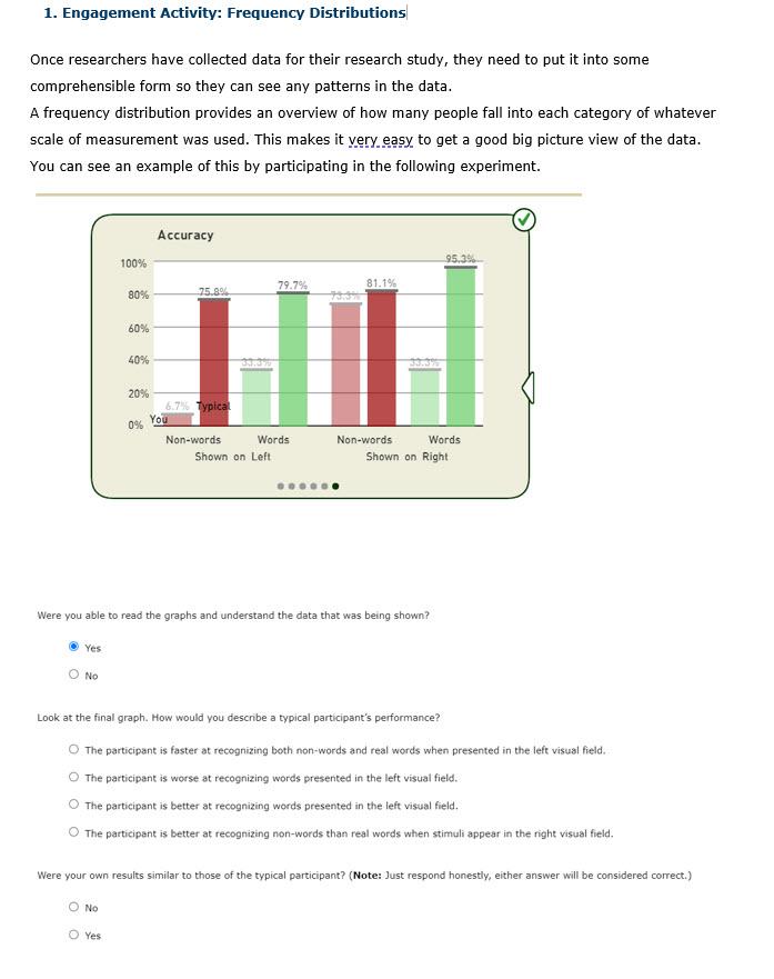 Solved 1. Engagement Activity: Frequency Distributions Once | Chegg.com