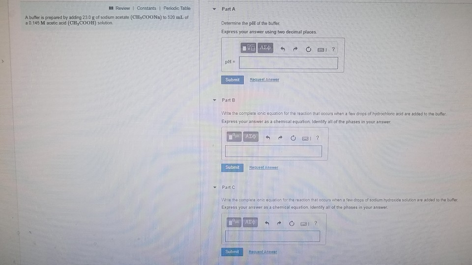 Solved Ell Review l Constants l Periodic Table Part A A | Chegg.com
