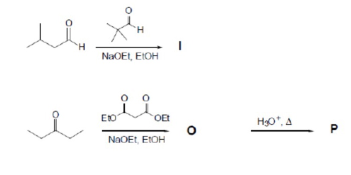 Solved NaOEt, EtOH Eto OE H3O+, Δ NaOEt, EtOH | Chegg.com