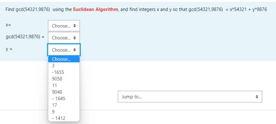 Solved Find gcd(54321,9876) using the Euclidean Algorithm, | Chegg.com