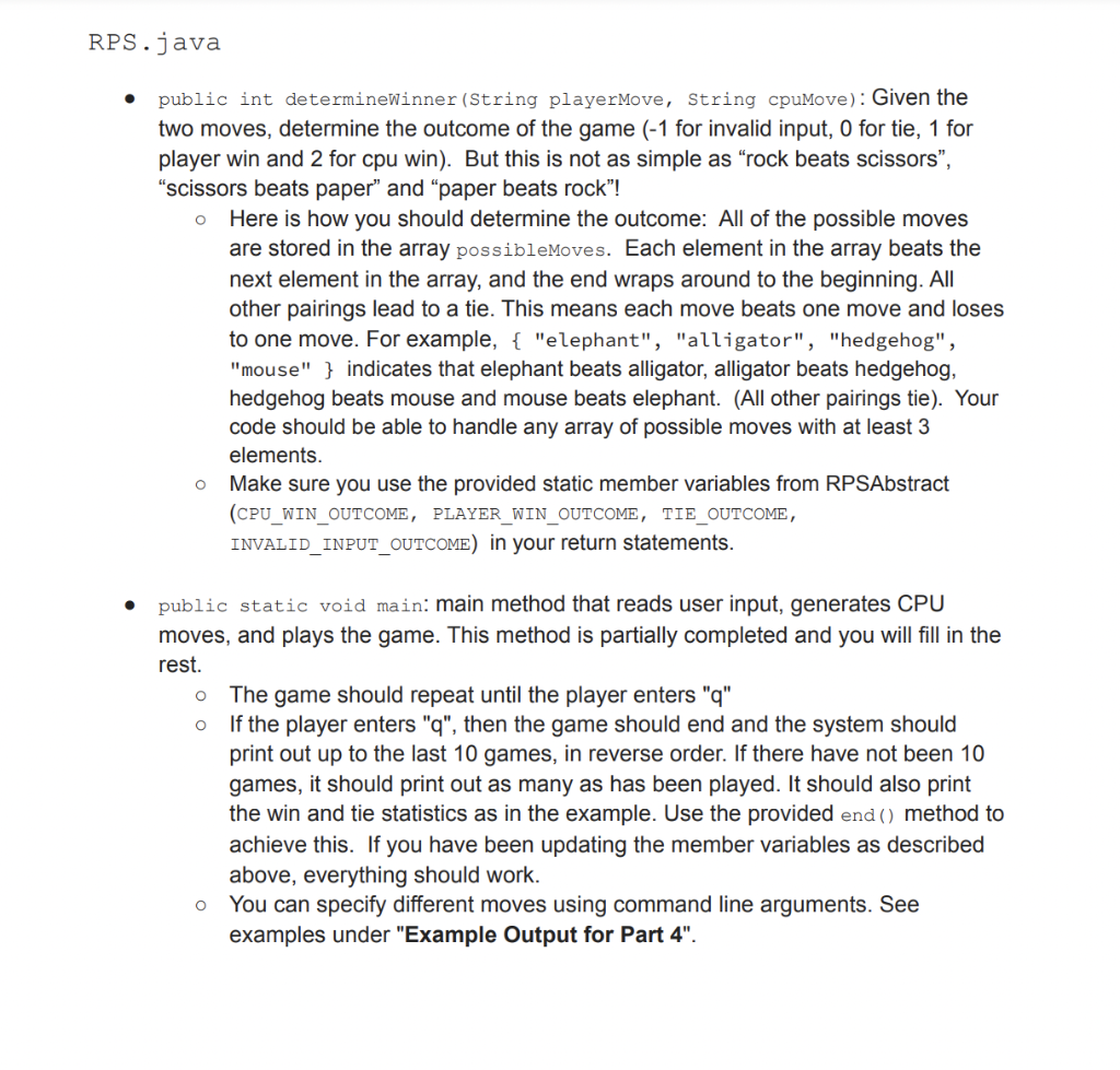 Solved This is in java. Below is the interface in a file | Chegg.com