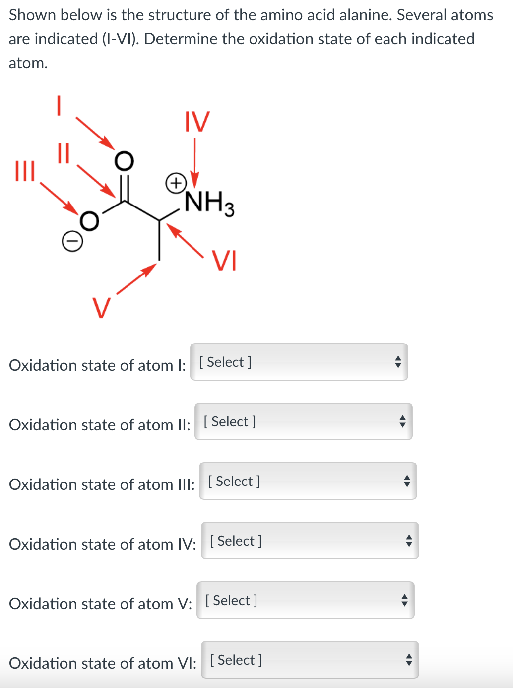Solved Determine the oxidation state for each atom | Chegg.com
