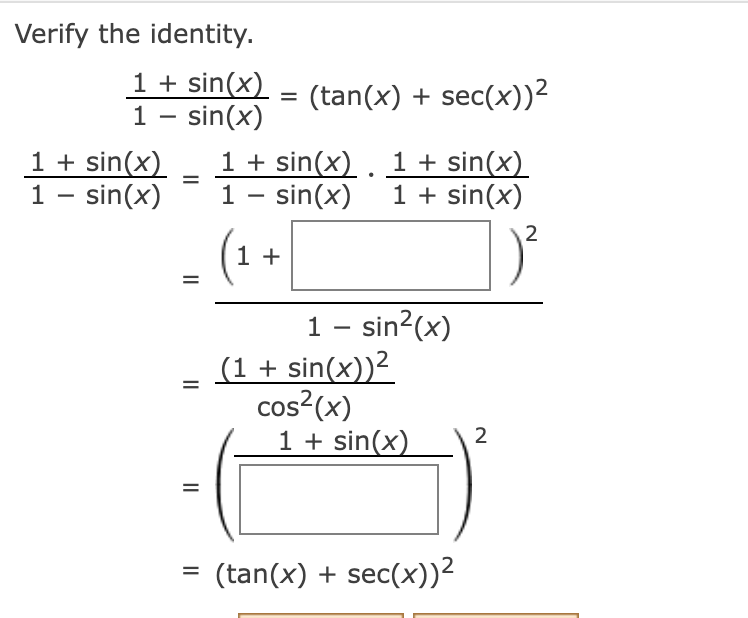 Solved Verify the identity. | Chegg.com