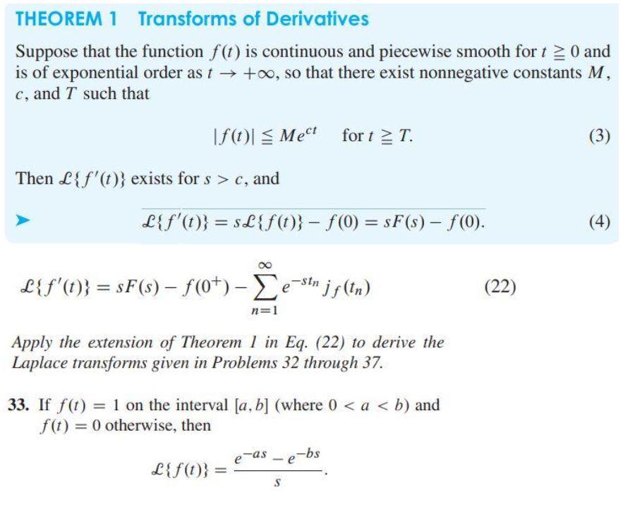 Solved Suppose that the function f(t) is continuous and | Chegg.com
