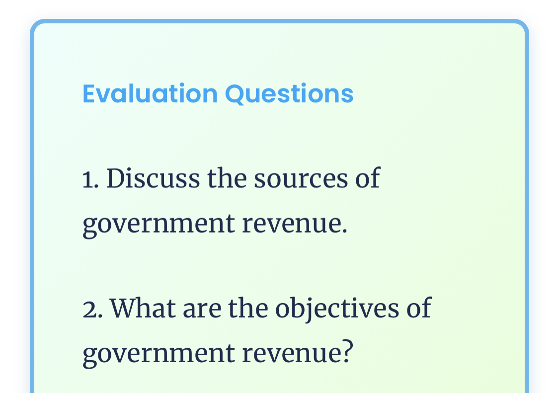 Solved Evaluation Questions 1. Discuss the sources of | Chegg.com