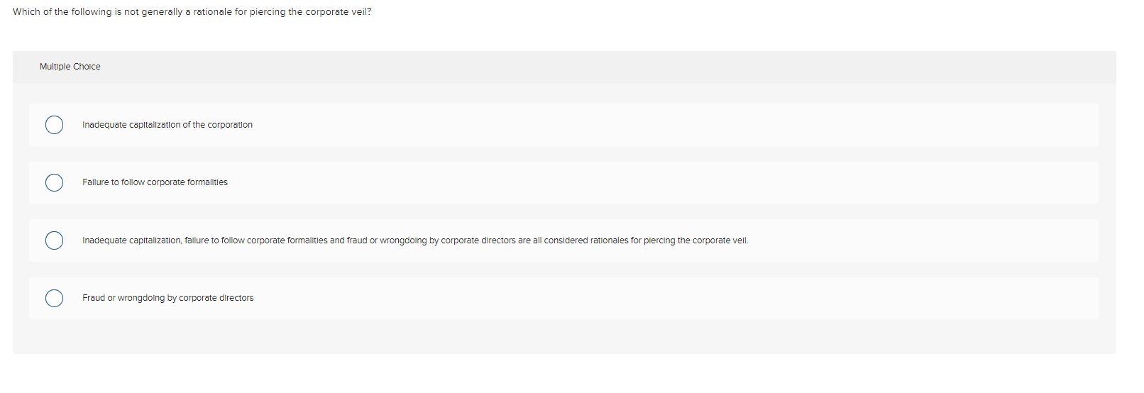 Solved Multiple Choice file a statement of intent with the | Chegg.com