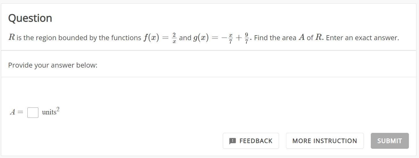 Solved R is the region bounded by the functions f(x)=x2 and | Chegg.com