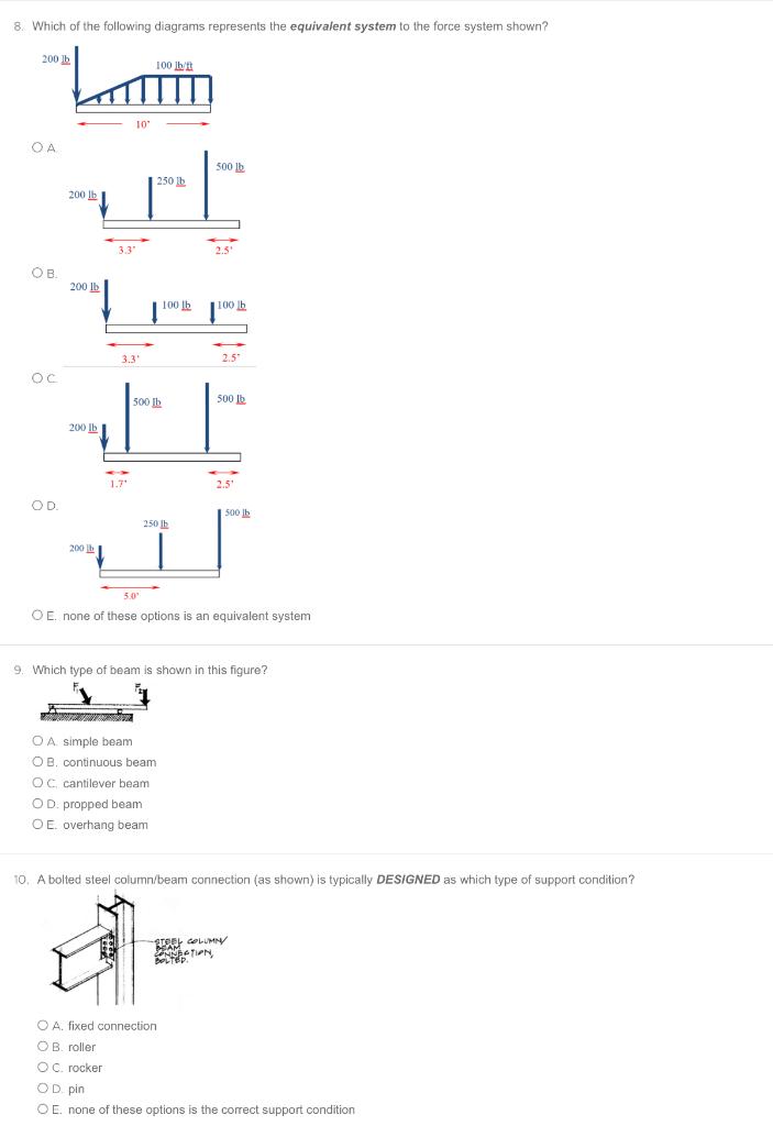 Solved 8. Which of the following diagrams represents the | Chegg.com