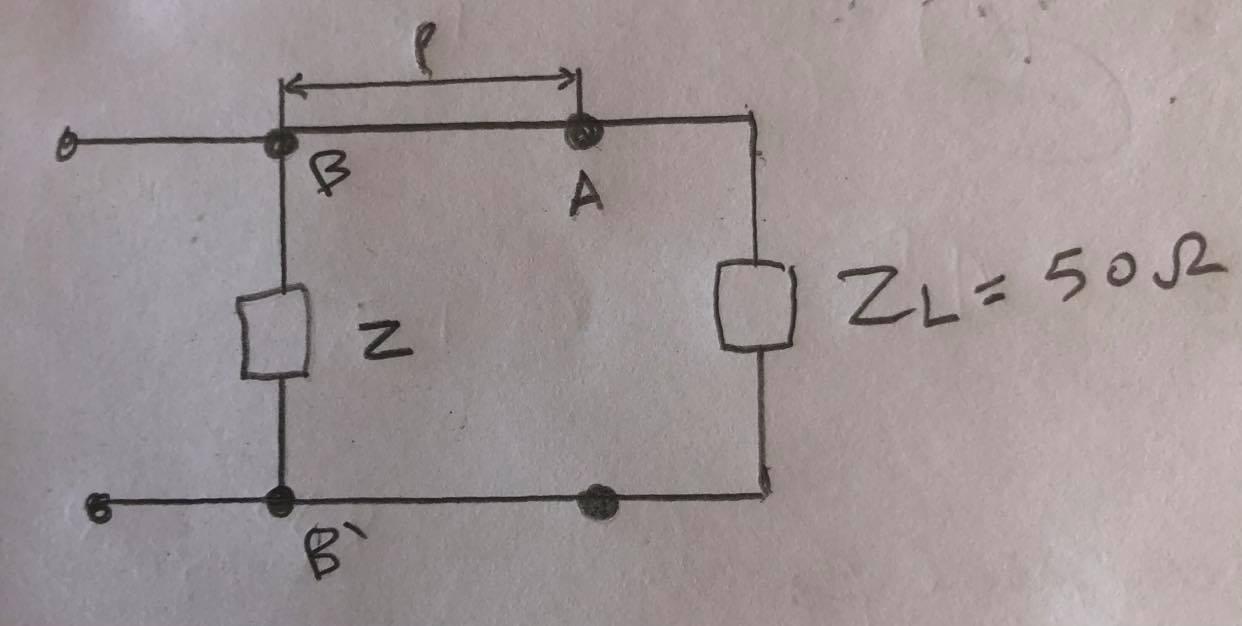 Solved 50-ohm load is connected to a 100 ohm lossless TL. To | Chegg.com