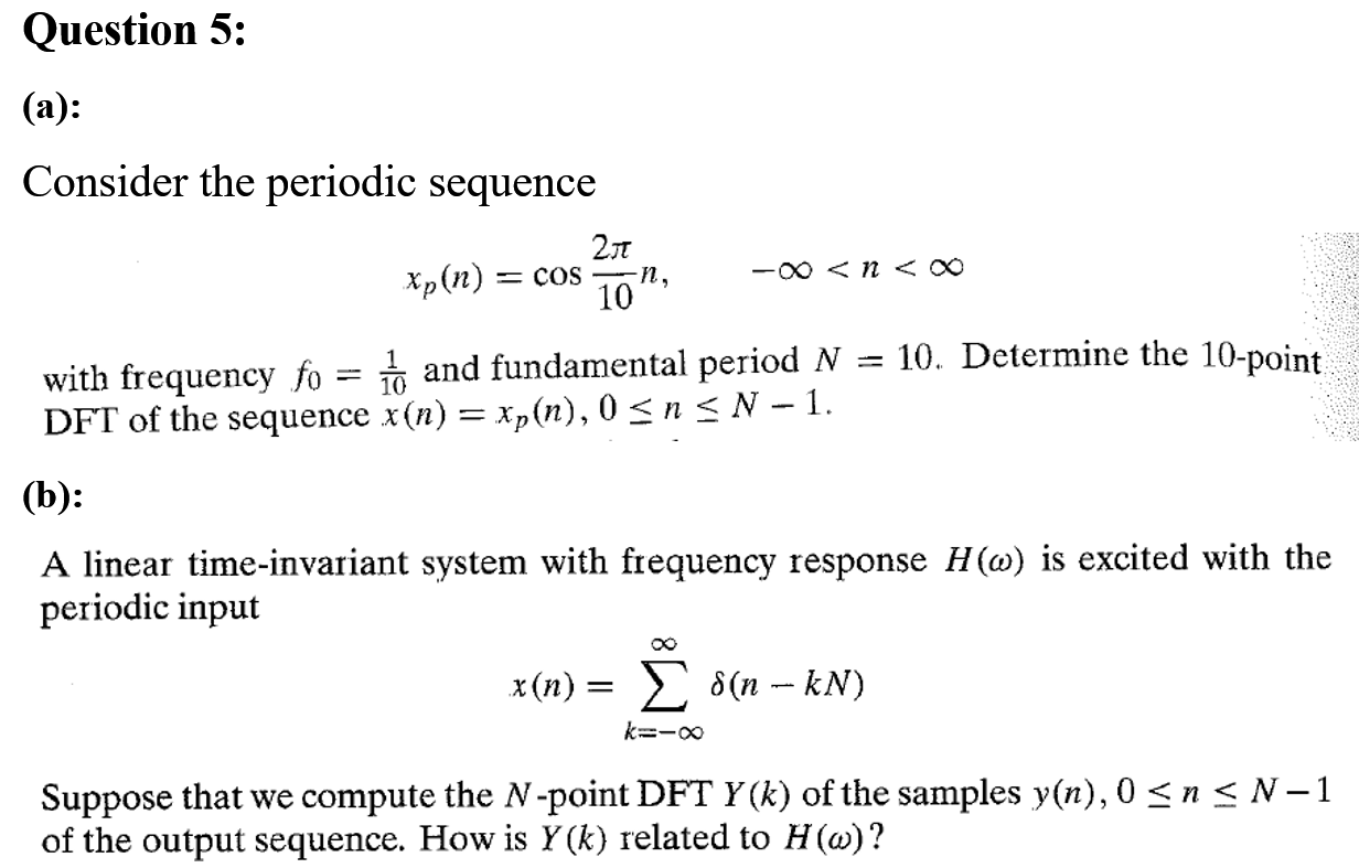 Solved Consider the periodic sequence xp(n)=cos102πn,−∞ | Chegg.com