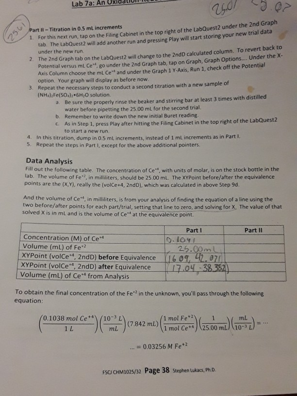 Solved Lab 7a: An UXIUauun.IL 24.01 25.07 (25.61 Part Ii - | Chegg.com