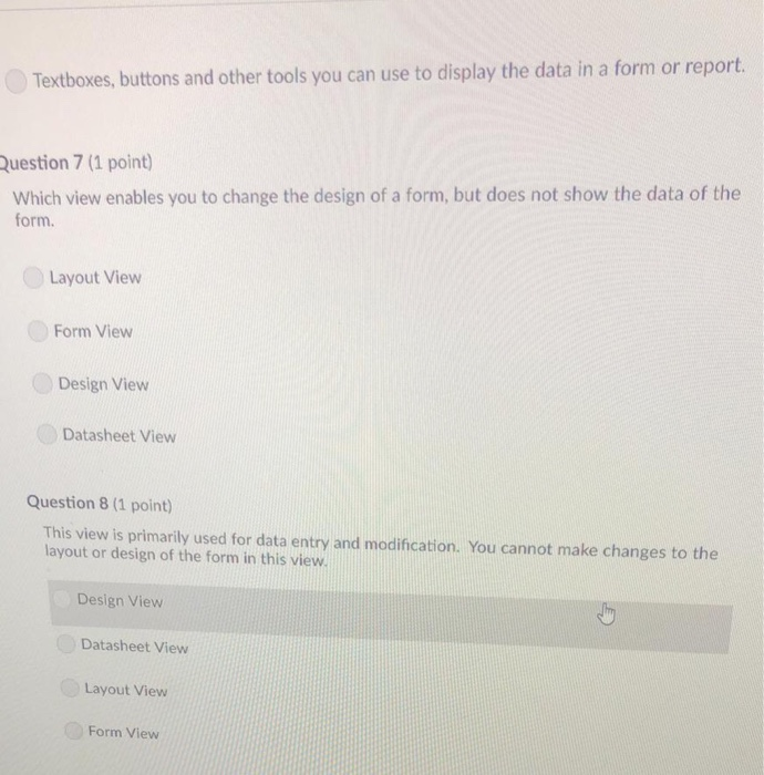 Solved Textboxes, buttons and other tools you can use to | Chegg.com