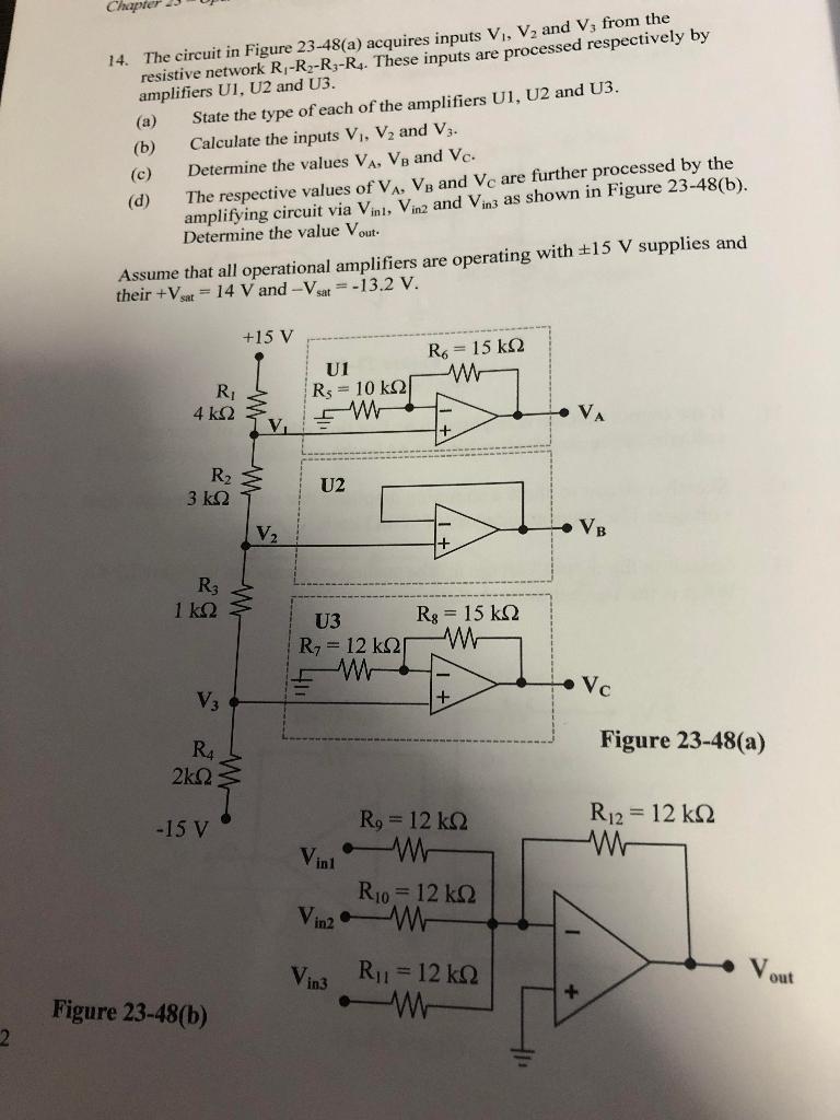 Solved Answer for reference a) Non inverting amplifier, | Chegg.com