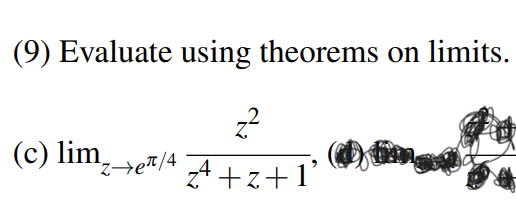 Solved (9) ﻿Evaluate using theorems on | Chegg.com