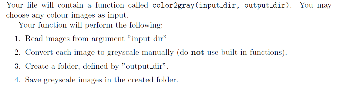 Solved Write a Matlab script that converts colour pictures | Chegg.com