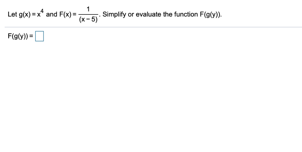 Solved 1 Determine The Composite Function G O G And Its