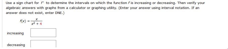 Solved Use a sign chart for f' to determine the intervals on | Chegg.com