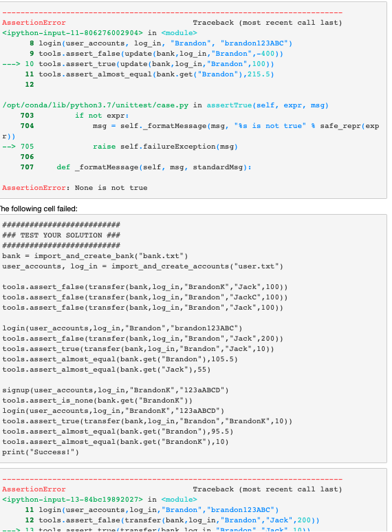 Solved bank = import_and_create_bank ( "bank.txt") | Chegg.com