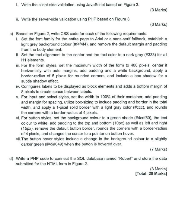 Solved Alice has been tasked with developing a web | Chegg.com