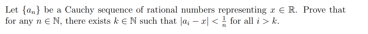 Solved Prove by using Cauchy sequences of rational numbers, | Chegg.com