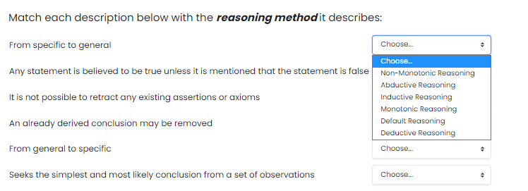 Solved The stepMatch each description below with the | Chegg.com