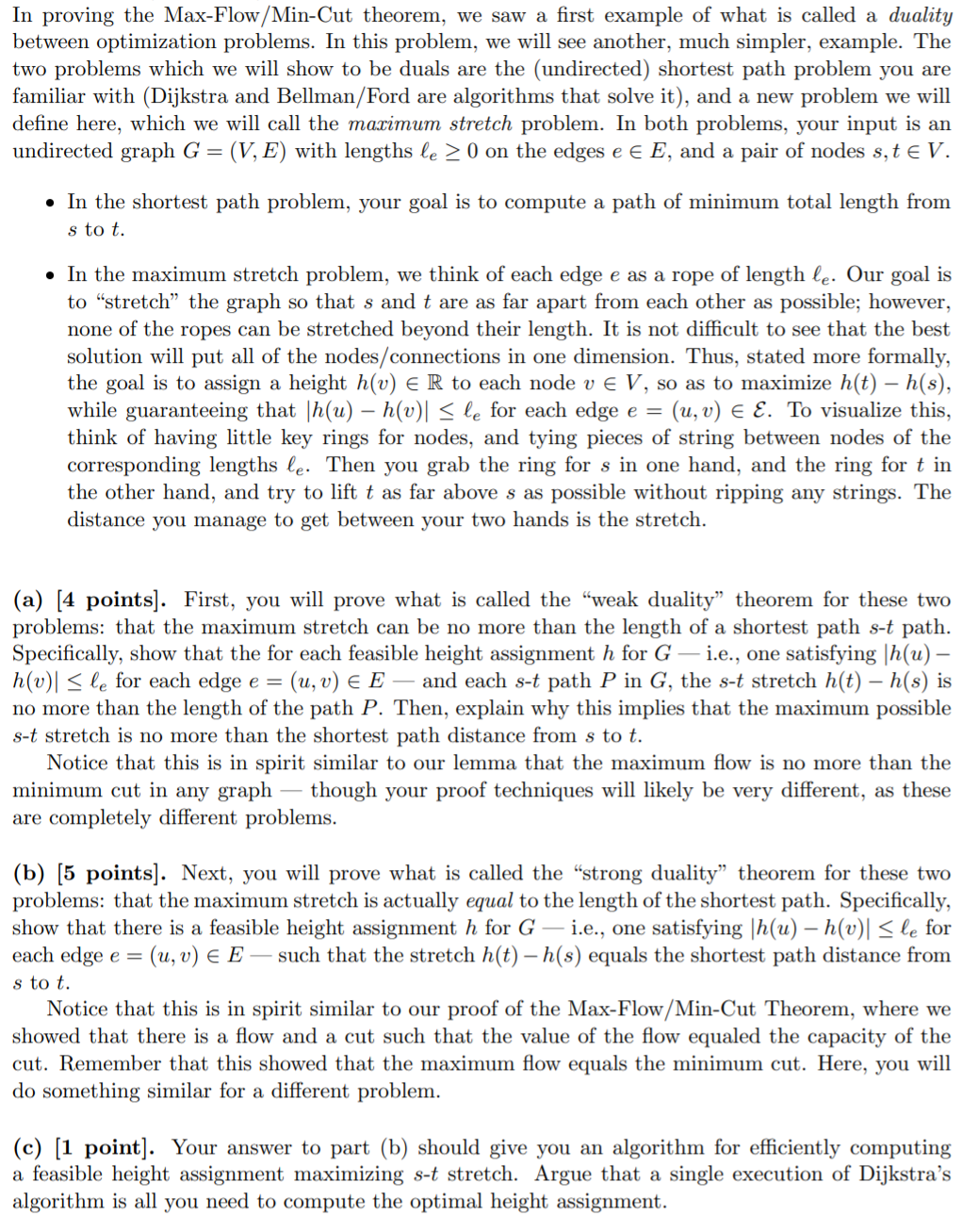In proving the Max-Flow/Min-Cut theorem, we saw a | Chegg.com