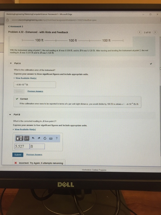 Solved 凸 Problem 4.32- Enhanced with Hints and 2 of 10 100 | Chegg.com