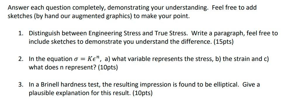 Solved Please answer all three Questions. These are | Chegg.com