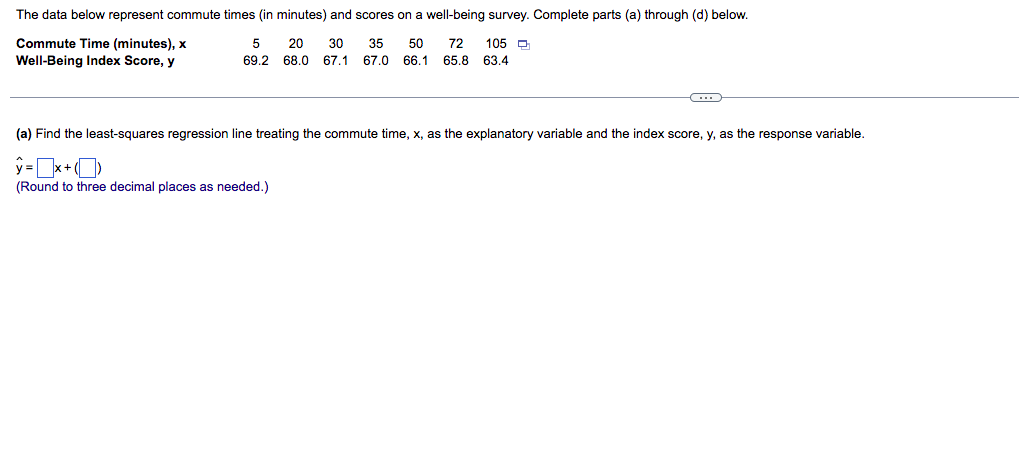 Solved The data below represent commute times (in minutes) | Chegg.com