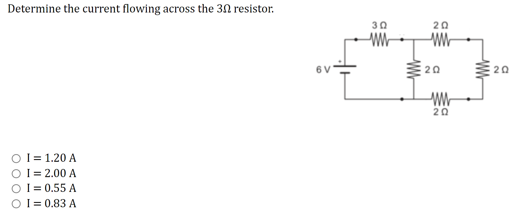 Solved Determine the current flowing across the 3Ω | Chegg.com