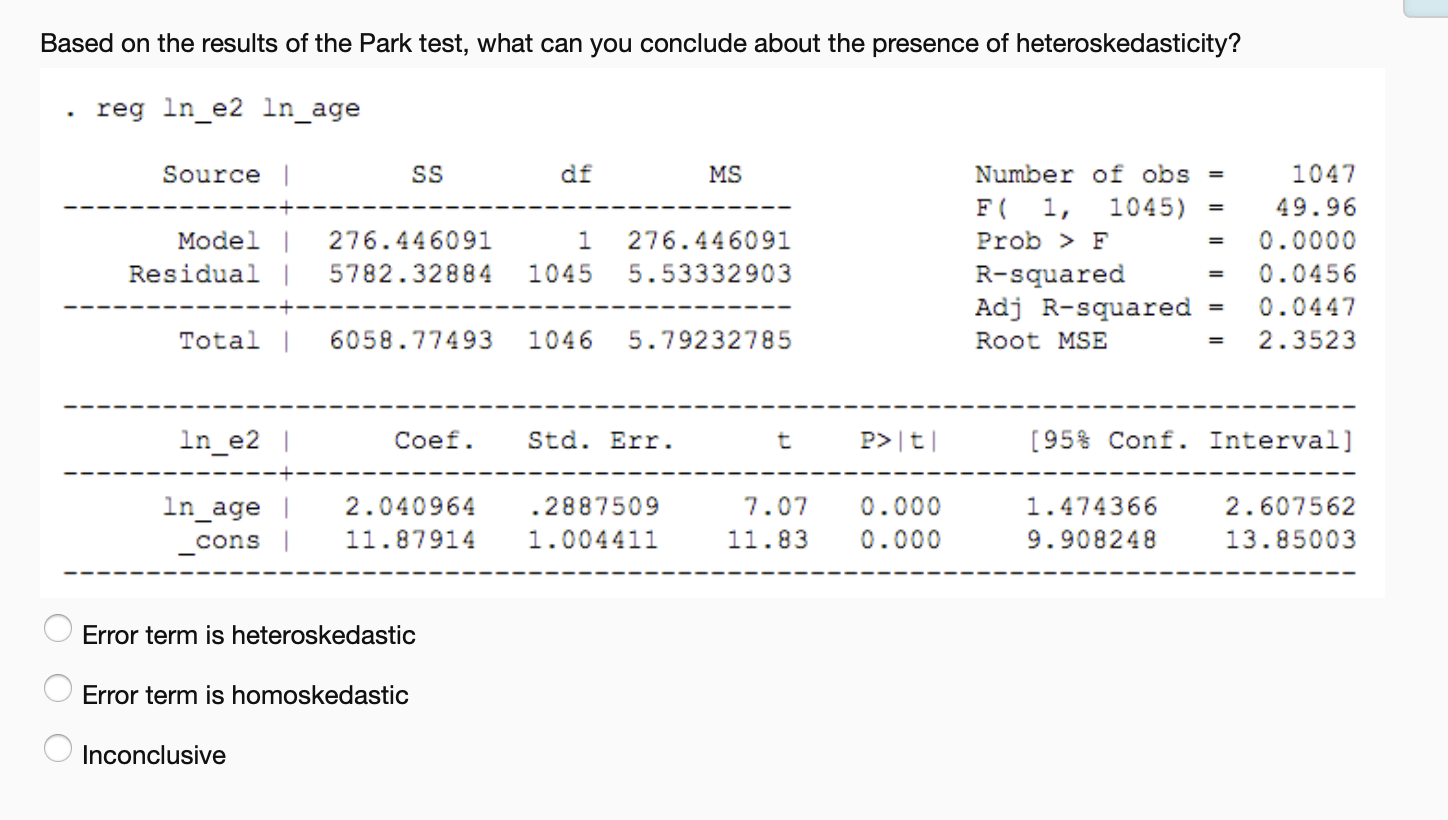 Solved If you had to either include an irrelevant variable | Chegg.com