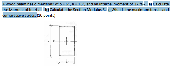 Calculate Moment Of Inertia Wood Beam - The Best Picture Of Beam